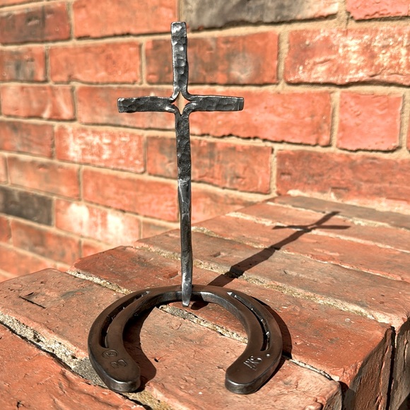 GypsyCwboy | Art | Gyspycwboy Original Handmade Horseshoe Cross | Poshmark